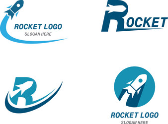 Letter R Rocket Logo Vector Images (over 120)