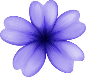 A red flower Royalty Free Vector Image - VectorStock