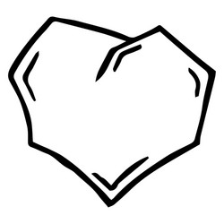 Heart Angular Icon Vector Images (54)