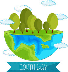 Happy earth day seamless pattern Royalty Free Vector Image