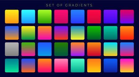 Gradients megaset big collection Royalty Free Vector Image