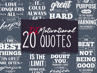 Demotivational Vector Images (over 140)