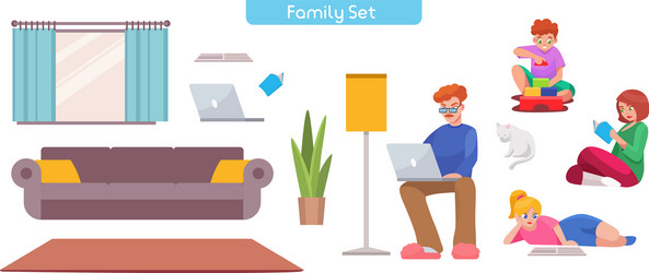 Home concept Royalty Free Vector Image - VectorStock