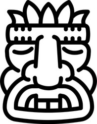 Emoji Aztec Outline Vector Images (53)