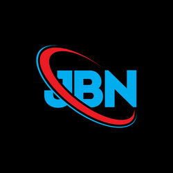 Jbn logo letter design Royalty Free Vector Image