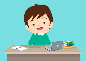 Thinking Kid Clip Art