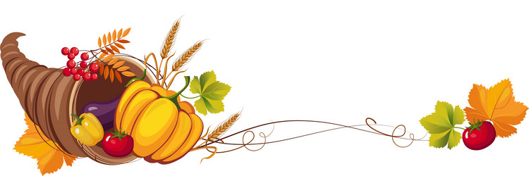 Thanksgiving Border Cornucopia Vector Images (72)