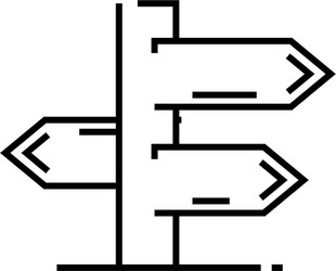 Signpost Outline Vector Images (over 12,000)