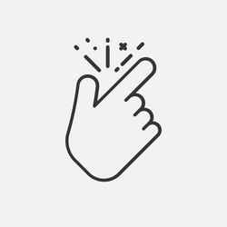 Cartoon middle finger flipping off you Royalty Free Vector