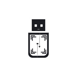 Usb data transfer Royalty Free Vector Image - VectorStock