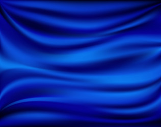 Blue fabric satin texture for background Vector Image