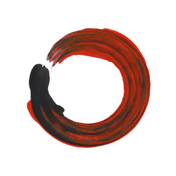 Red Zen Enso Circle Brush Vector Images (over 120)