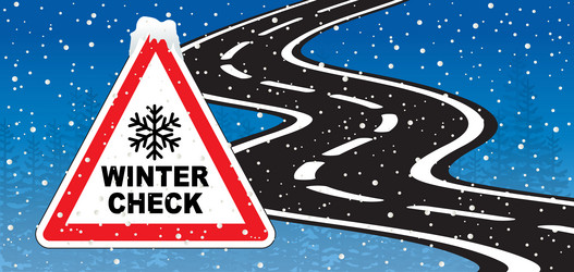 Winter thermometer or temperature freezing hazard Vector Image