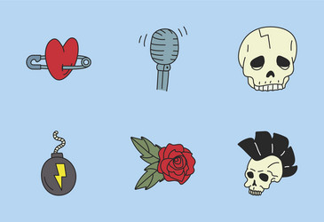 Rocker Patch Vector Images (over 210)