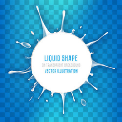 Round background with drops Royalty Free Vector Image