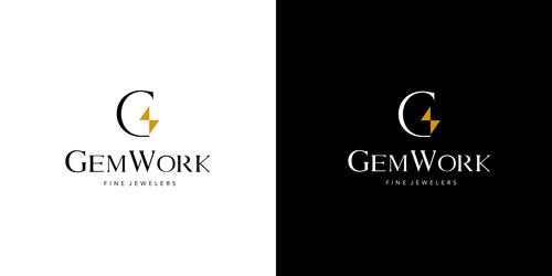 Luxurious and unique gem logo design 8 Royalty Free Vector