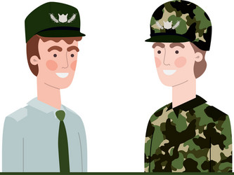 Officer Army Avatar Vector Images (over 320)