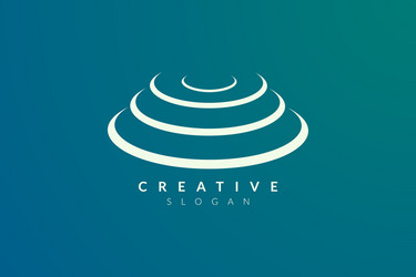 Stage logo design minimalist and modern Royalty Free Vector