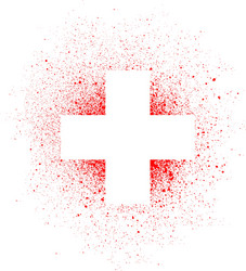 Paint Splattered Cross Vector Images (over 550)