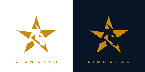 Modern and simple r star logo Royalty Free Vector Image