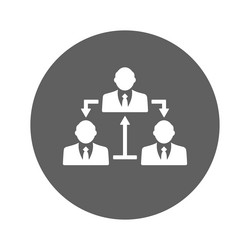 Team communication icon Royalty Free Vector Image