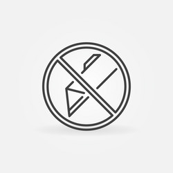 Do not Cut Symbol Vector Images (over 1,500)