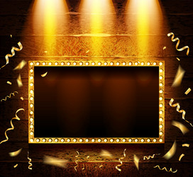 Rectangular advertisement border template Vector Image