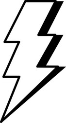 Power ray pop art flat style Royalty Free Vector Image