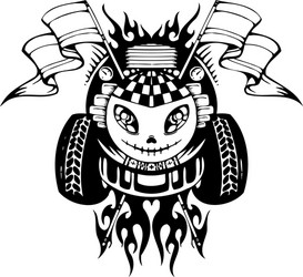 Racing engine Royalty Free Vector Image - VectorStock