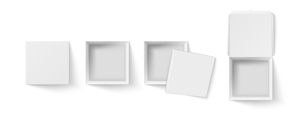 Rectangular Box Mockup Vector Images (over 1,100)