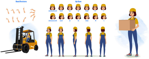 Character Turnaround Vector Images (over 100)