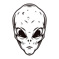 Creepy Alien Drawing
