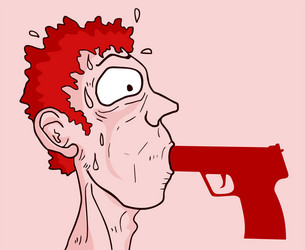 Gunshot To The Head Cartoon