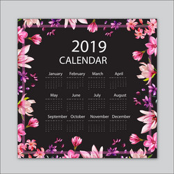Emo calendar 2011 Royalty Free Vector Image - VectorStock