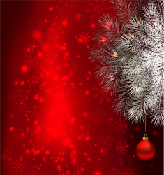 Red christmas background Royalty Free Vector Image