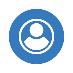 User outline icon line art Royalty Free Vector Image