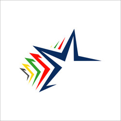 Premium quality five stars 5 star logo design Vector Image