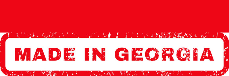 Made in georgia rubber stamp Royalty Free Vector Image