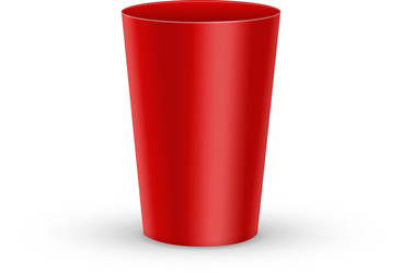 Plastic glass Royalty Free Vector Image - VectorStock