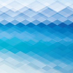 Abstract square shapes on blue background Vector Image