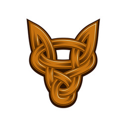 Tribal symbol in six pointed star form Royalty Free Vector