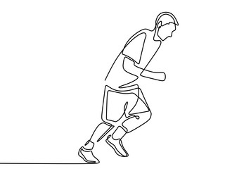 Runner Line Art Vector Images (over 1,300)