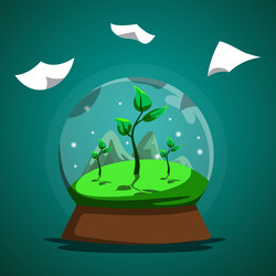 Go Green Paperless Vector Images (74)
