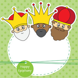 Letter to the three kings Royalty Free Vector Image