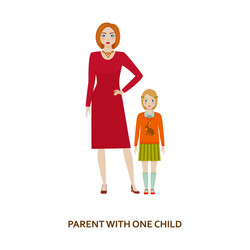 Couple with one child cartoon Royalty Free Vector Image