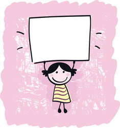 Doodle kids blank frame Royalty Free Vector Image