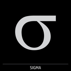 Lunate sigma greek sign Royalty Free Vector Image