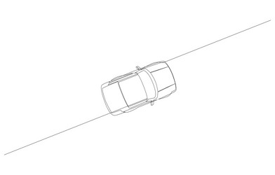 Top View Car Line Drawing Vector Images (over 170)