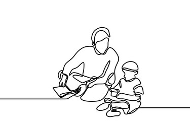 Holy Family Line Drawing Vector Images (over 230)