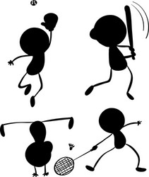 Sports tails Royalty Free Vector Image - VectorStock
